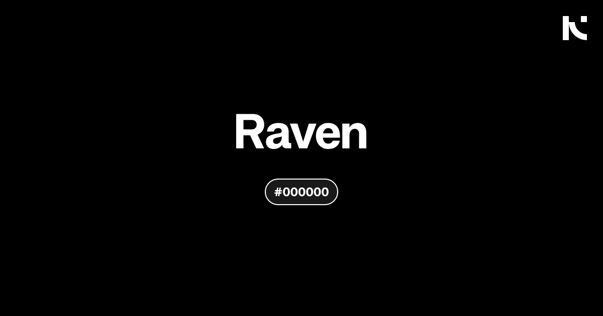 Raven | color meaning, hex code, palettes, images