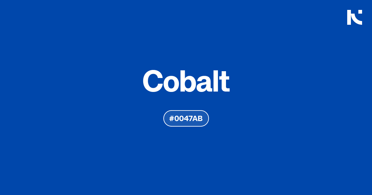 Cobalt | color meaning, hex code, palettes, images