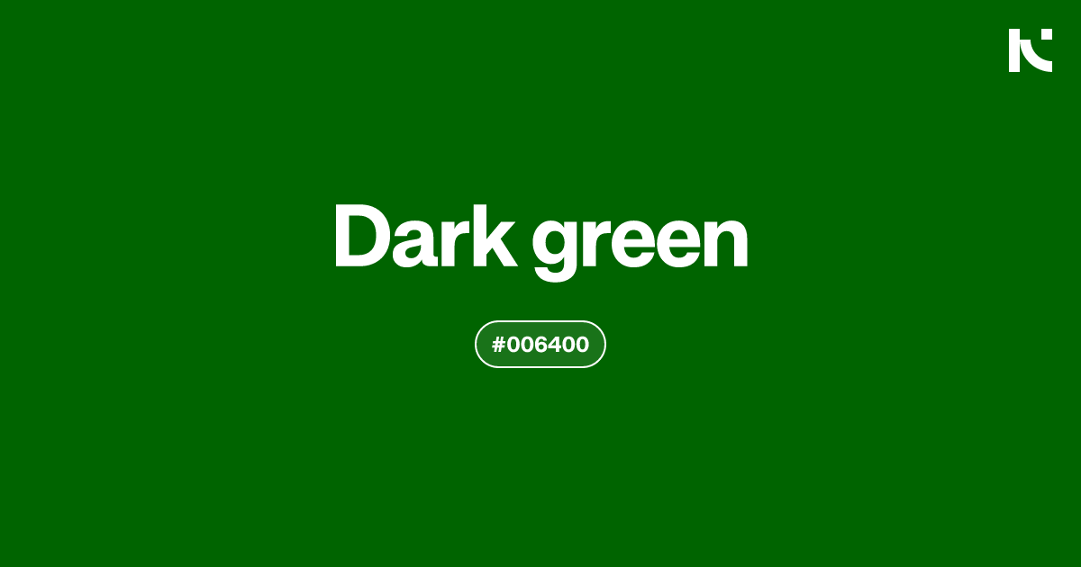 dark green circle