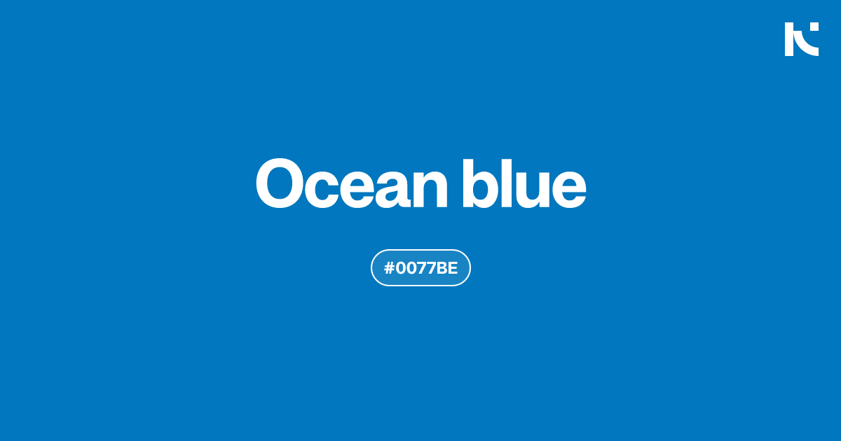 Ocean blue | color meaning, hex code, palettes, images