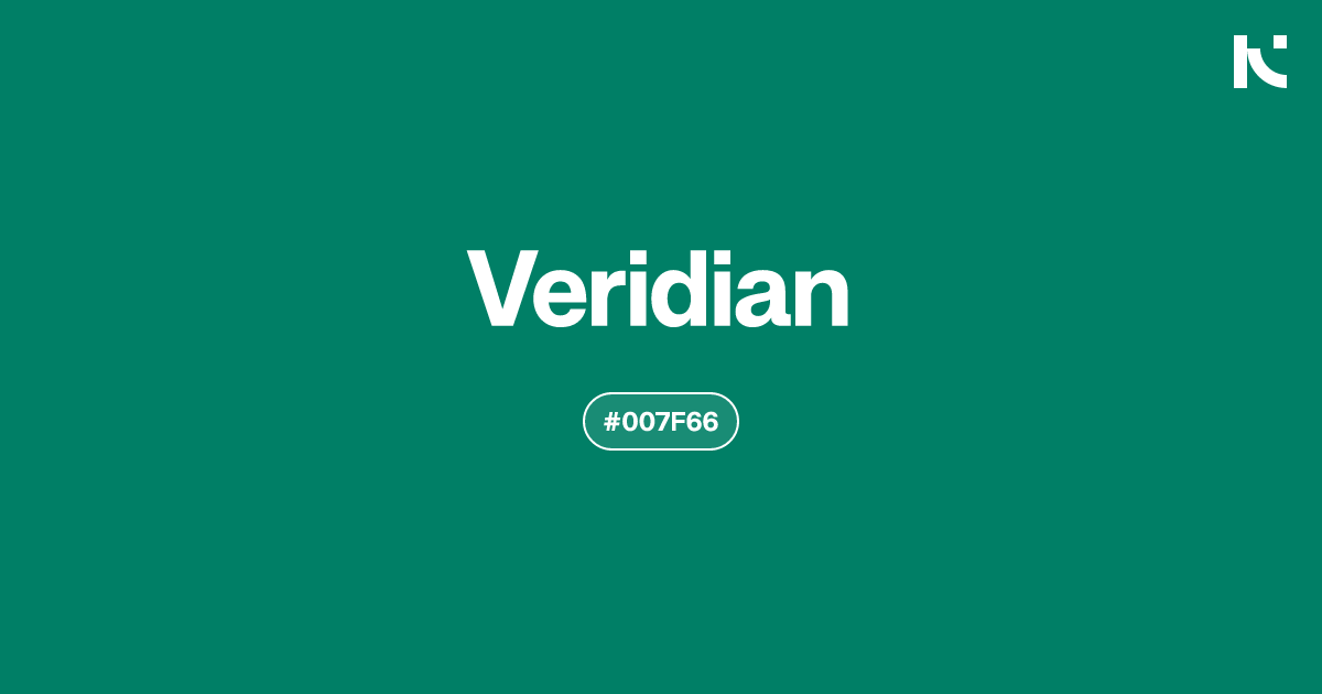 Veridian | color meaning, hex code, palettes, images