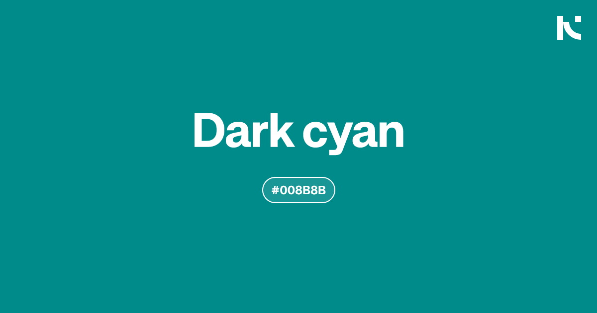 Dark cyan | color meaning, hex code, palettes, images