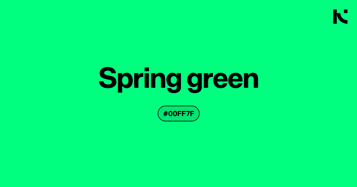 Spring green | color meaning, hex code, palettes, images