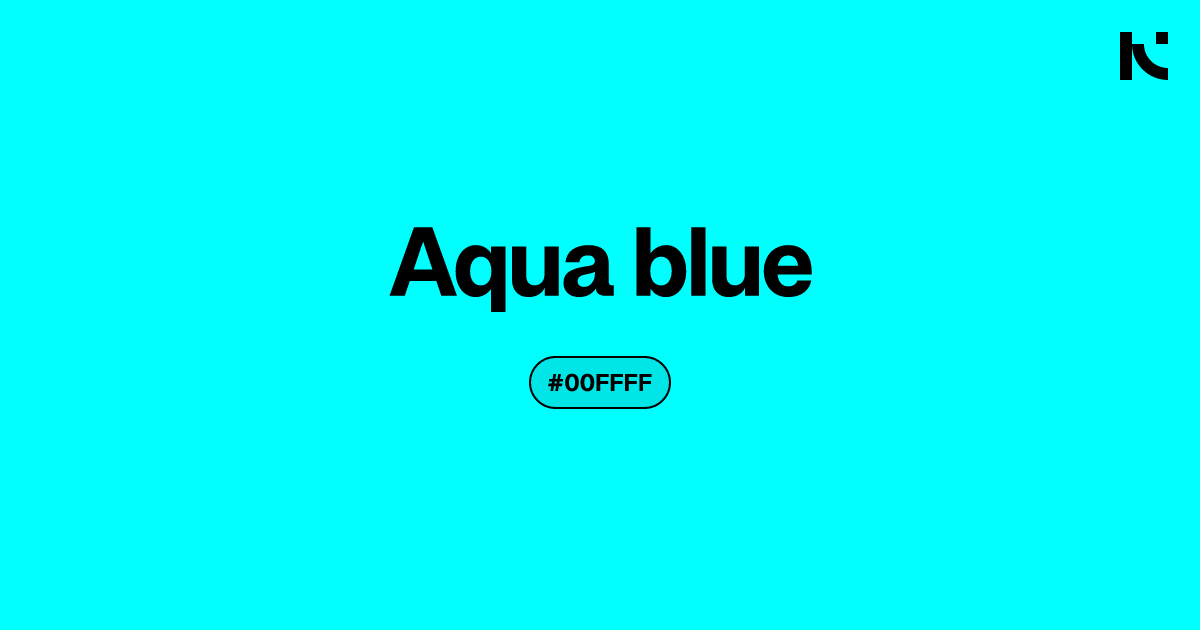 Aqua blue | color meaning, hex code, palettes, images