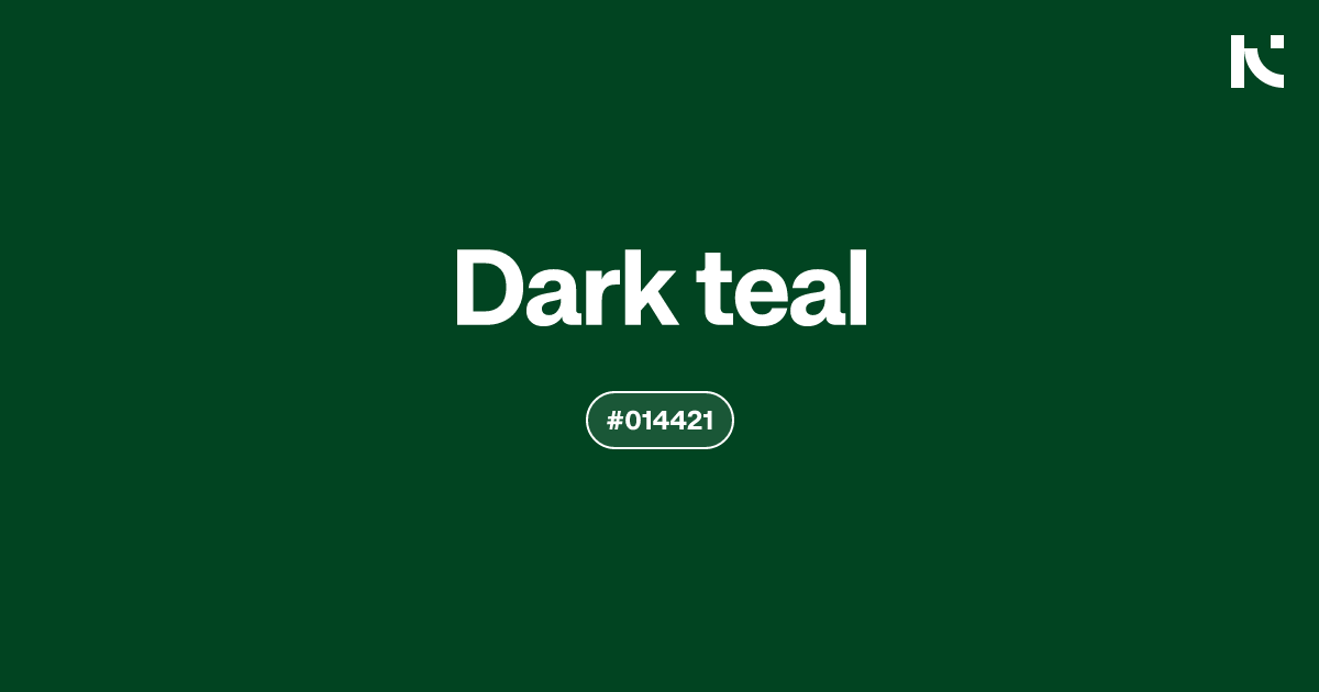 Dark teal | color meaning, hex code, palettes, images