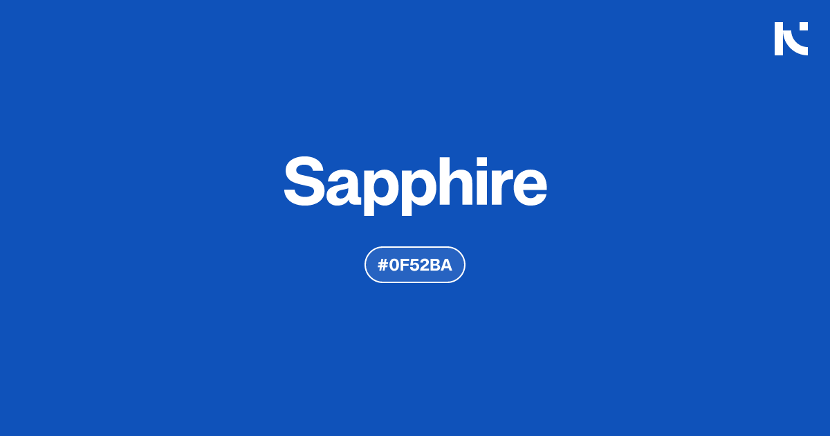 Sapphire | color meaning, hex code, palettes, images