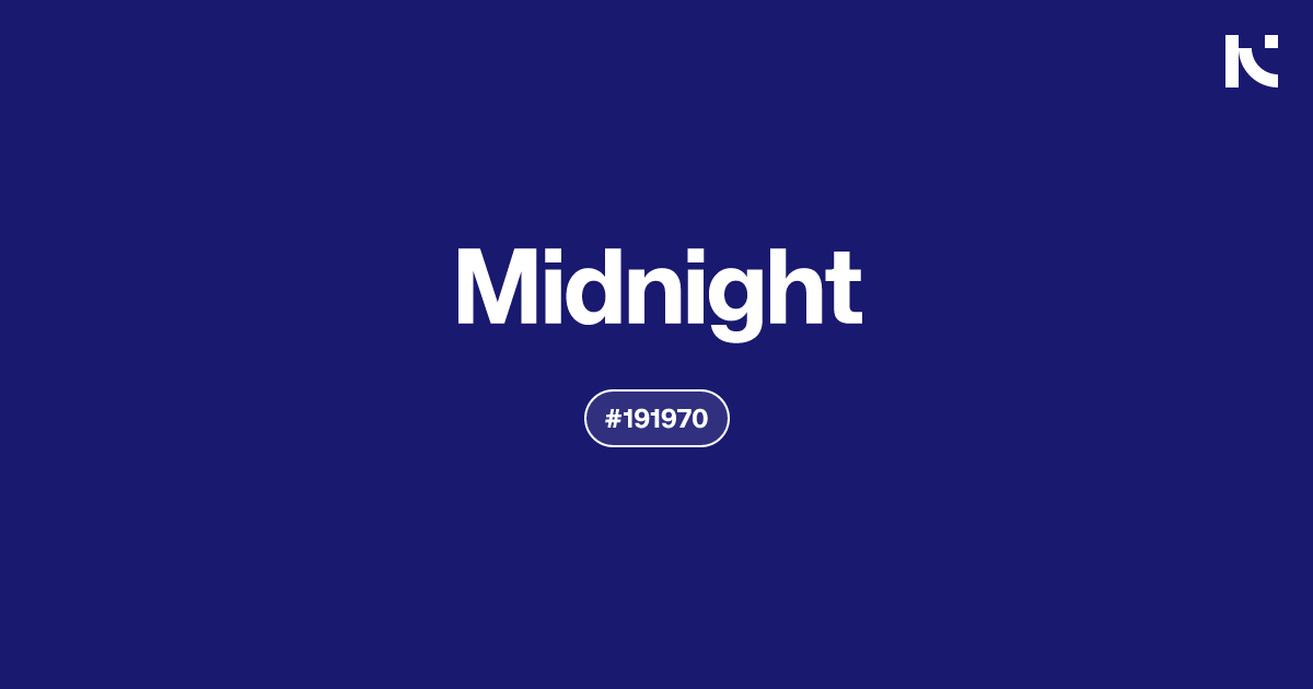 Midnight | color meaning, hex code, palettes, images