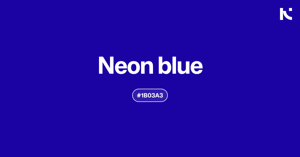 Neon blue | color meaning, hex code, palettes, images