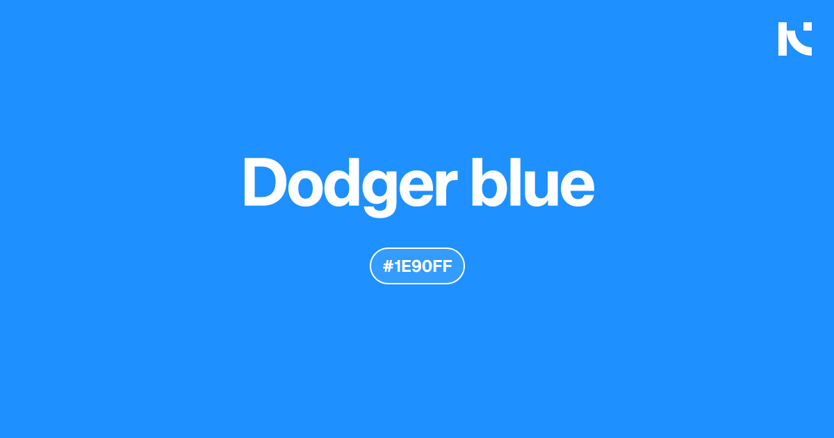 Dodger blue | color meaning, hex code, palettes, images