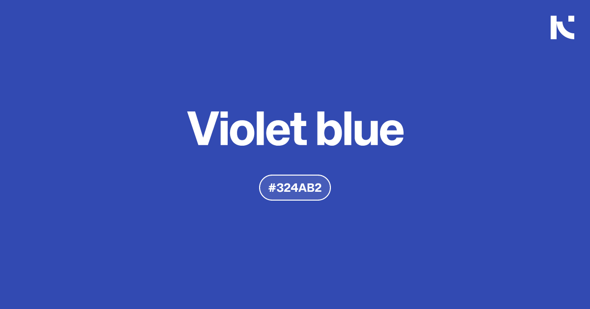 Violet blue | color meaning, hex code, palettes, images