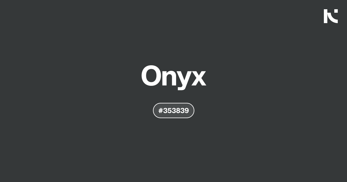 Onyx | color meaning, hex code, palettes, images