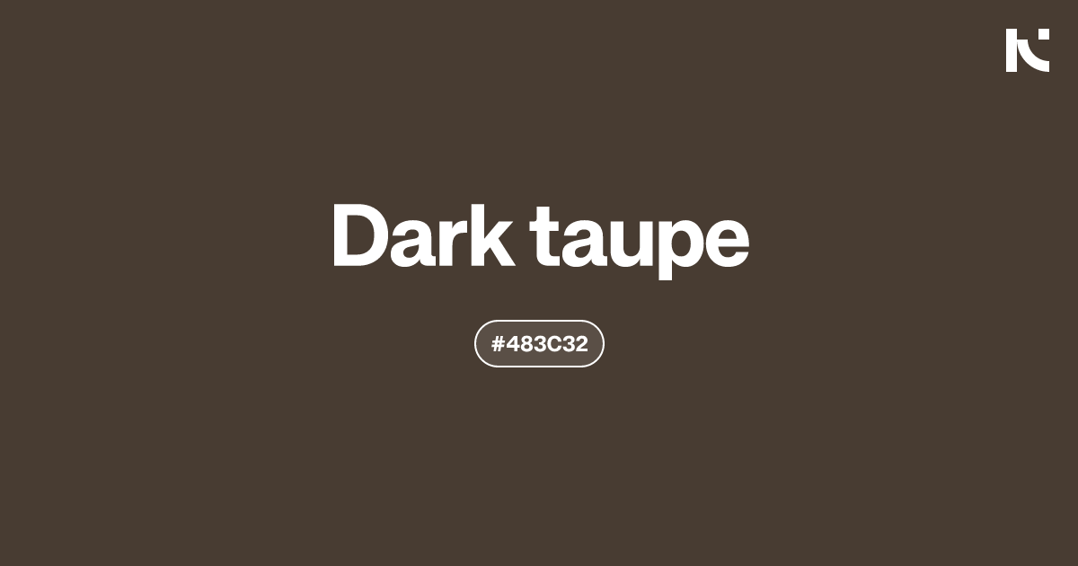 Dark taupe | color meaning, hex code, palettes, images
