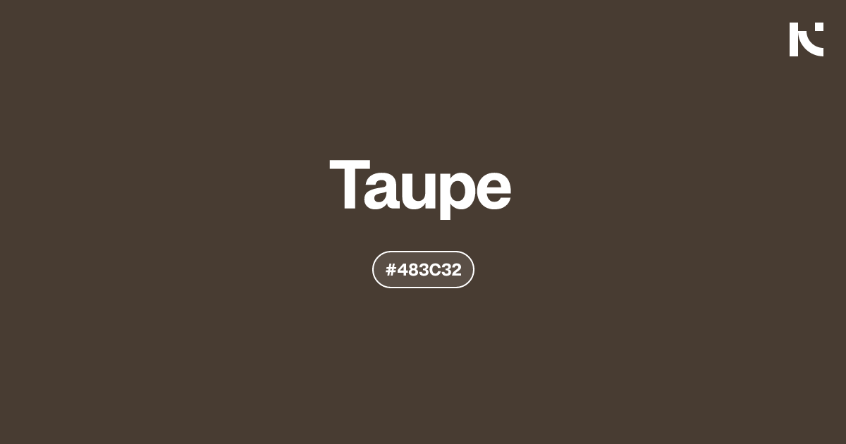 Taupe | color meaning, hex code, palettes, images