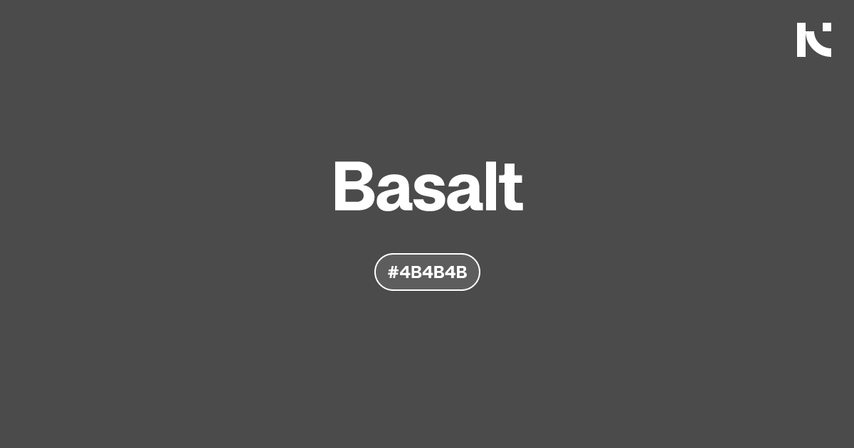 Basalt | color meaning, hex code, palettes, images