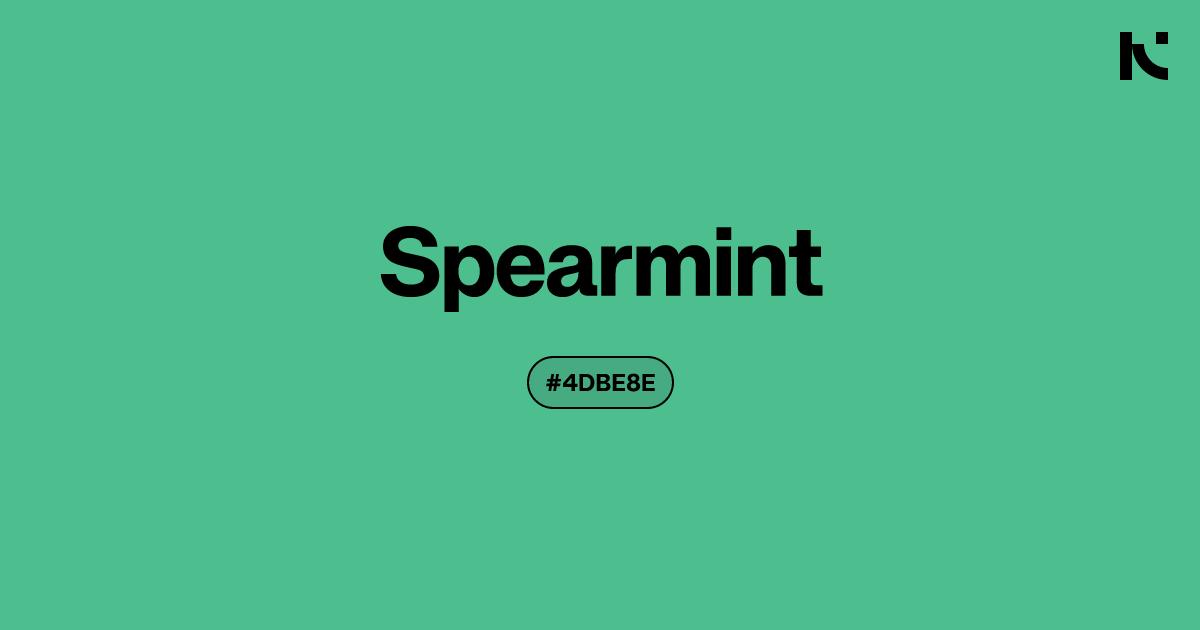 Spearmint | color meaning, hex code, palettes, images