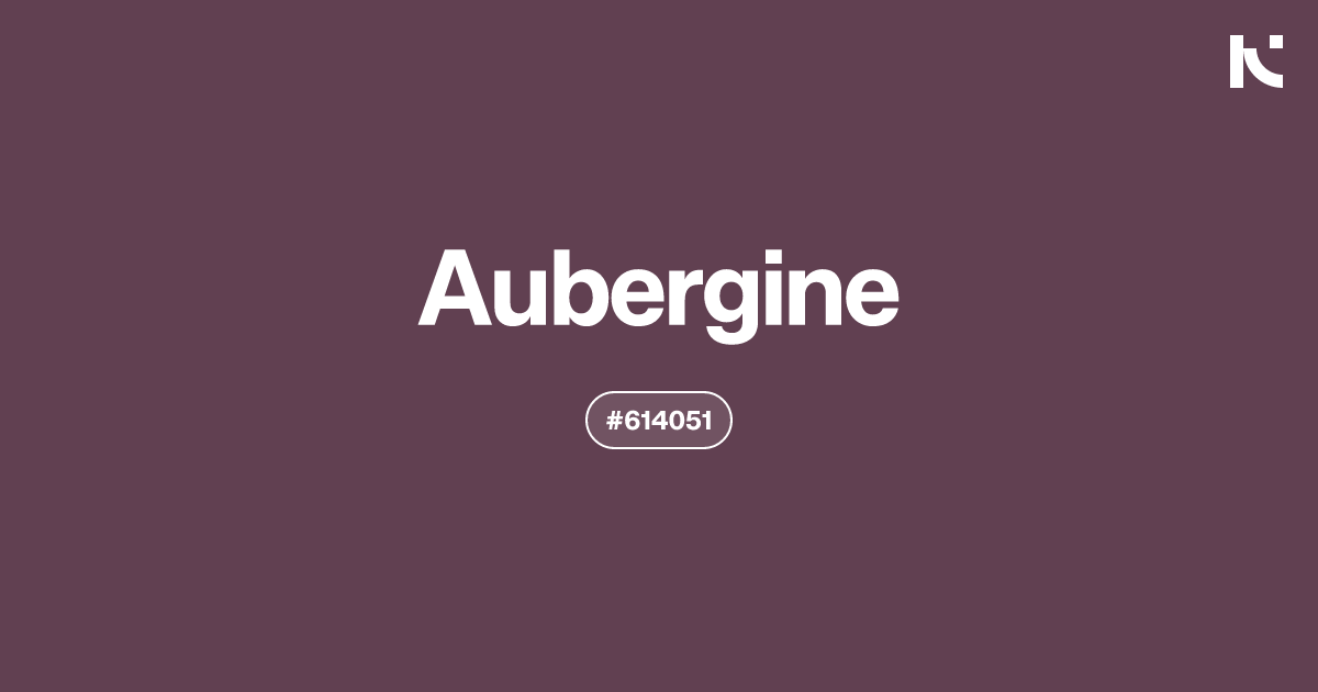 Aubergine | color meaning, hex code, palettes, images