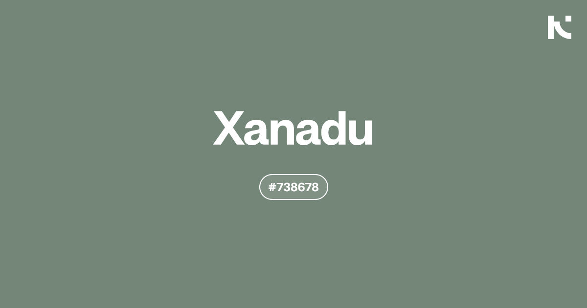 Xanadu | color meaning, hex code, palettes, images