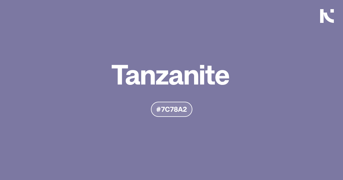 Tanzanite | color meaning, hex code, palettes, images