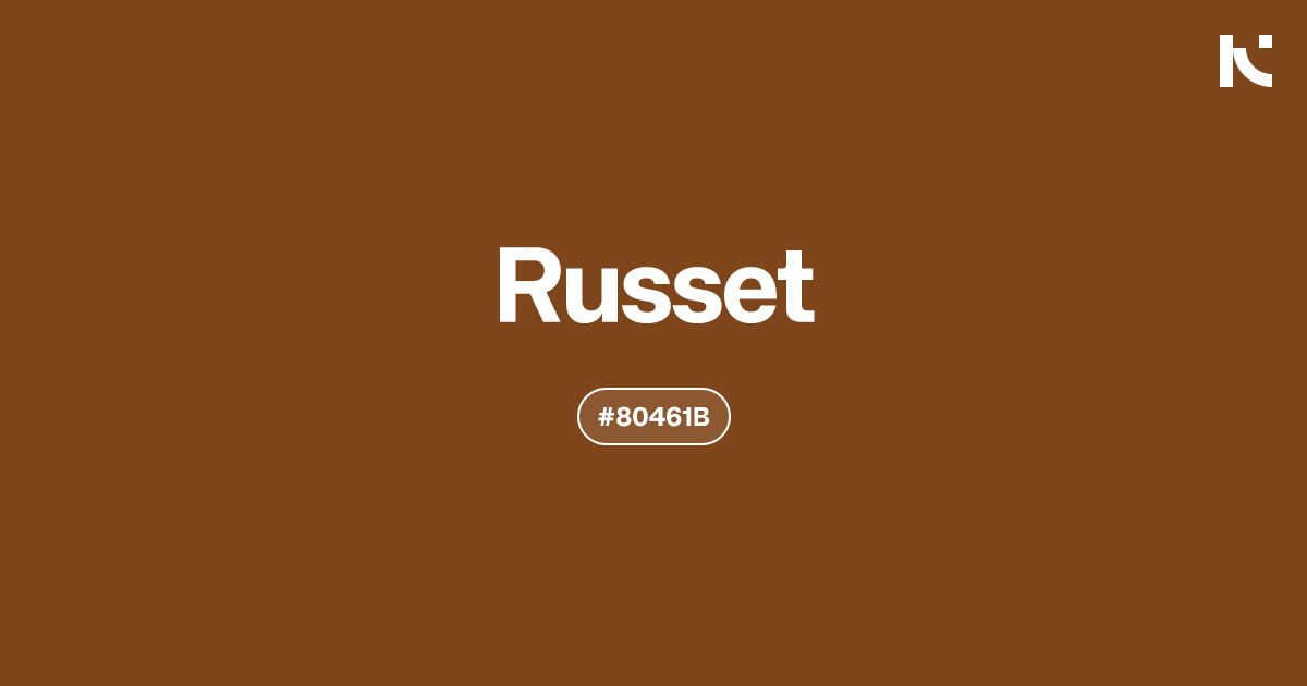 Russet | color meaning, hex code, palettes, images
