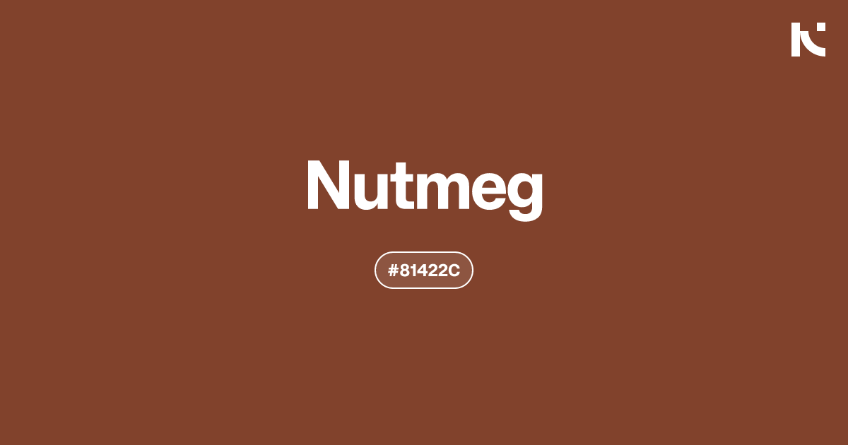 Nutmeg | color meaning, hex code, palettes, images