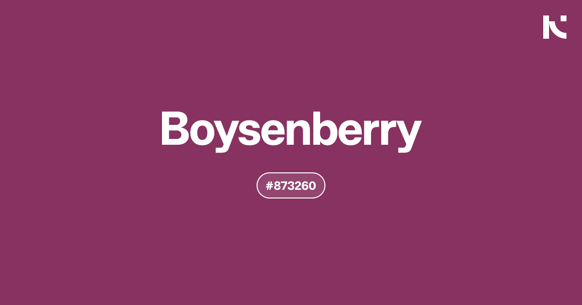 Boysenberry | color meaning, hex code, palettes, images