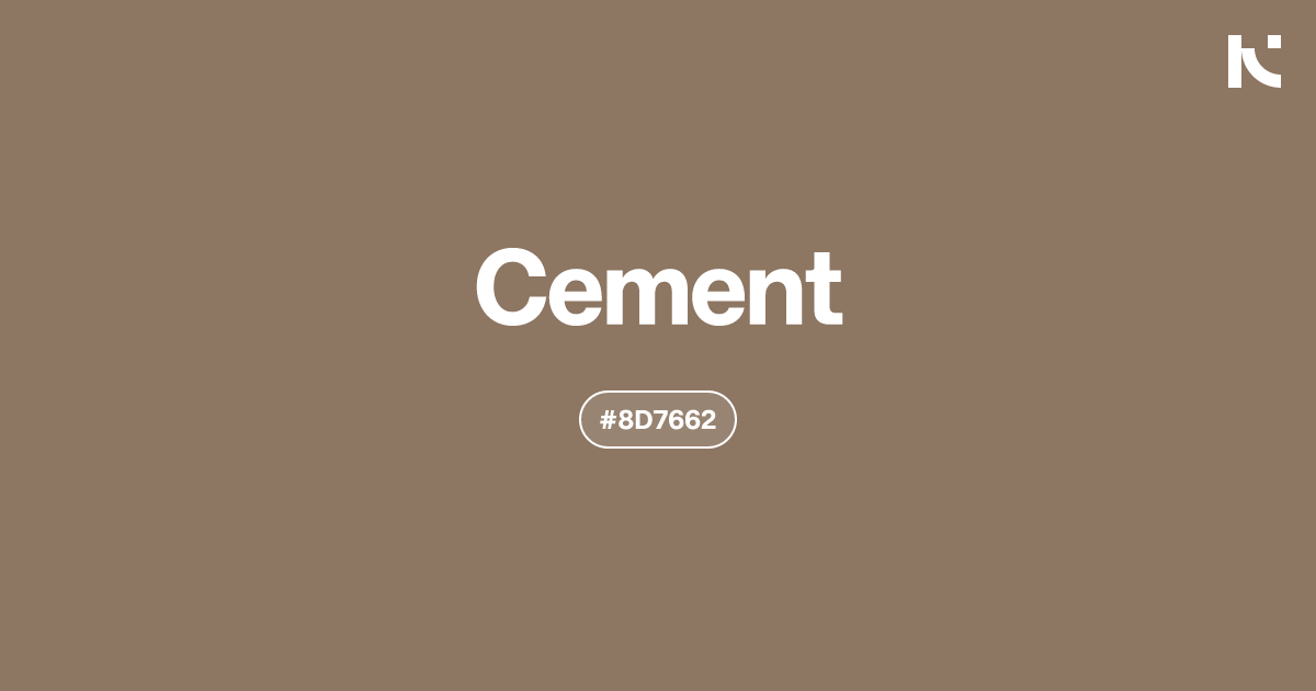 Cement | color meaning, hex code, palettes, images