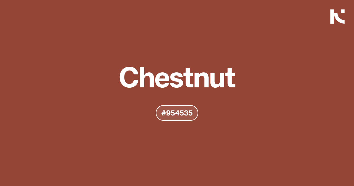Chestnut | color meaning, hex code, palettes, images