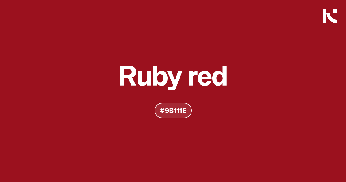 Ruby red | color meaning, hex code, palettes, images