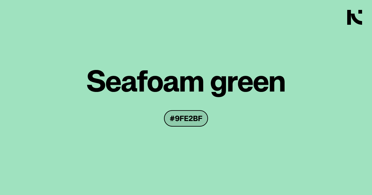 Seafoam green | color meaning, hex code, palettes, images