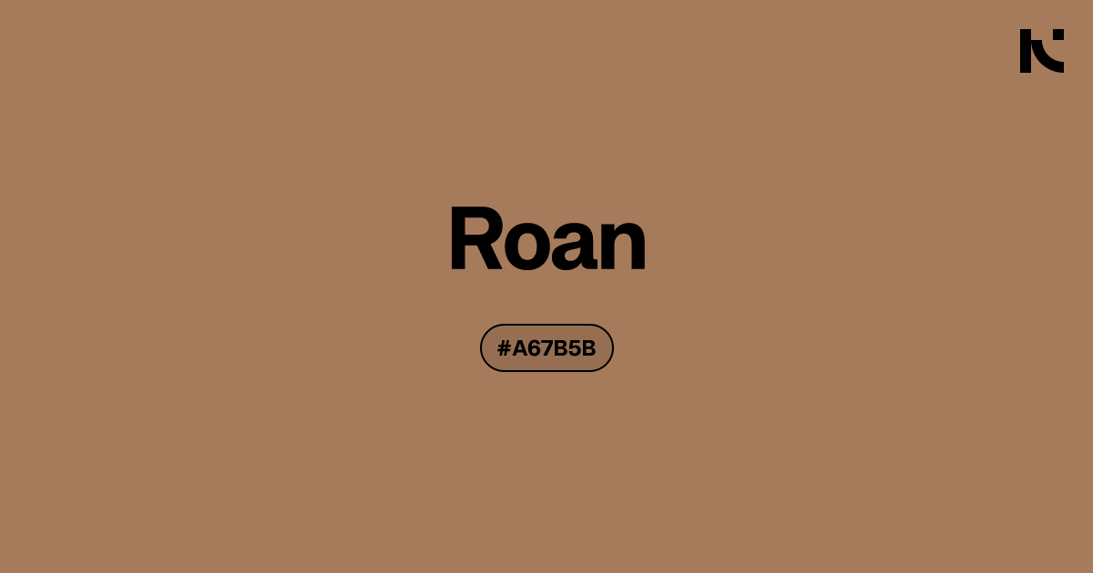 Roan | color meaning, hex code, palettes, images