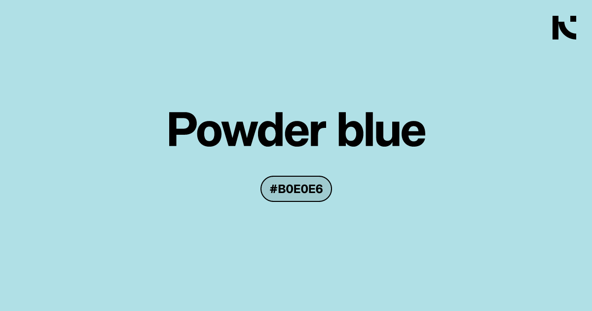 Powder blue | color meaning, hex code, palettes, images