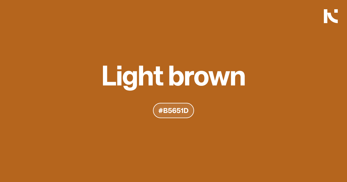 light brown colour code