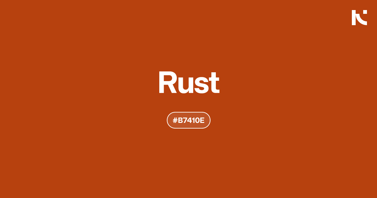 Rust | color meaning, hex code, palettes, images