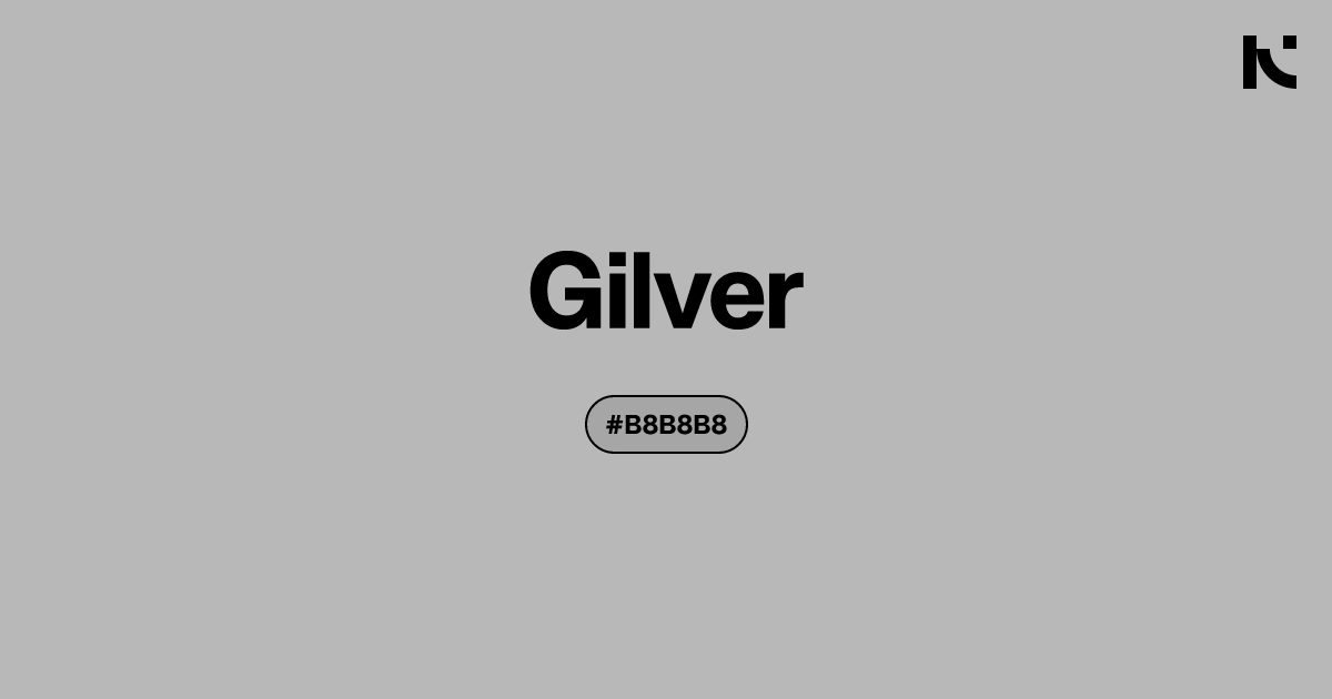 Gilver | color meaning, hex code, palettes, images
