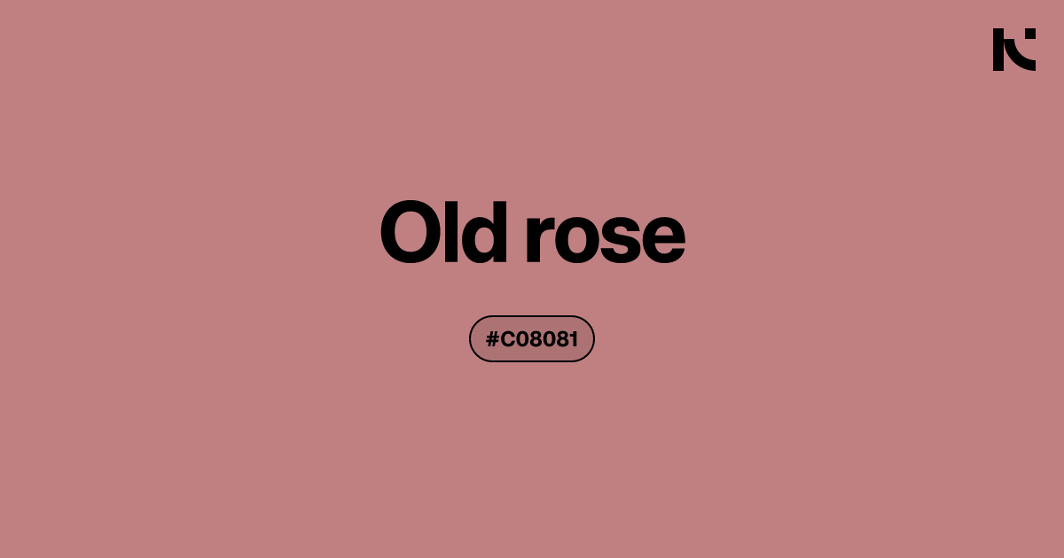 Old rose | color meaning, hex code, palettes, images