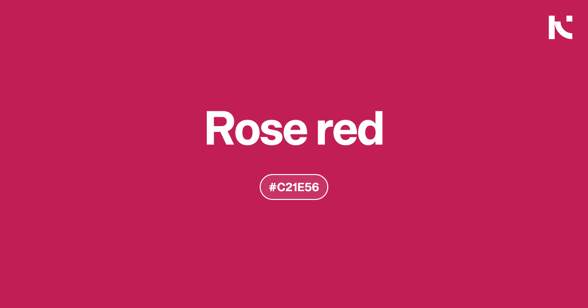 Rose red | color meaning, hex code, palettes, images
