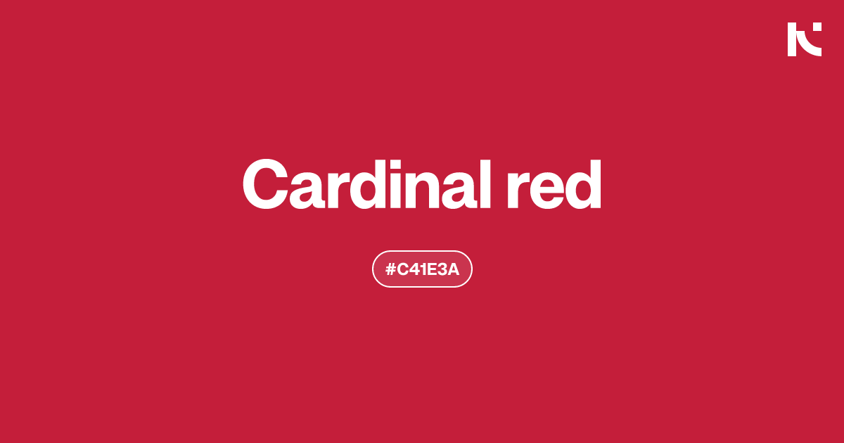 Cardinal red | color meaning, hex code, palettes, images