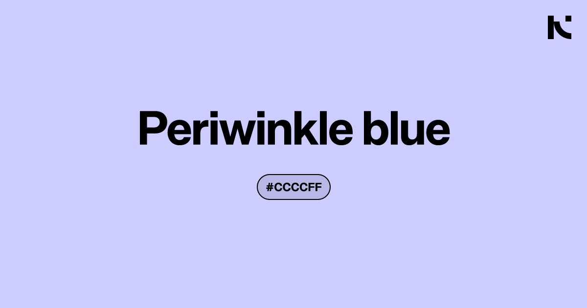 Periwinkle blue | color meaning, hex code, palettes, images