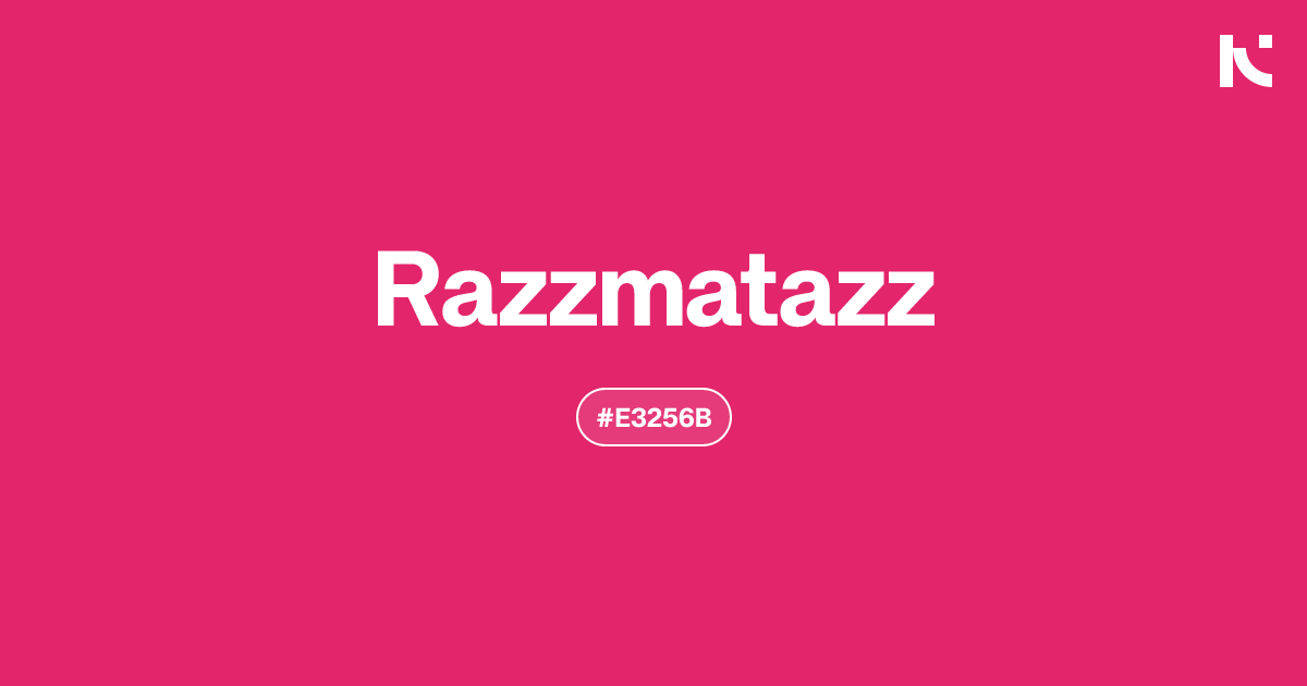 Razzmatazz | color meaning, hex code, palettes, images