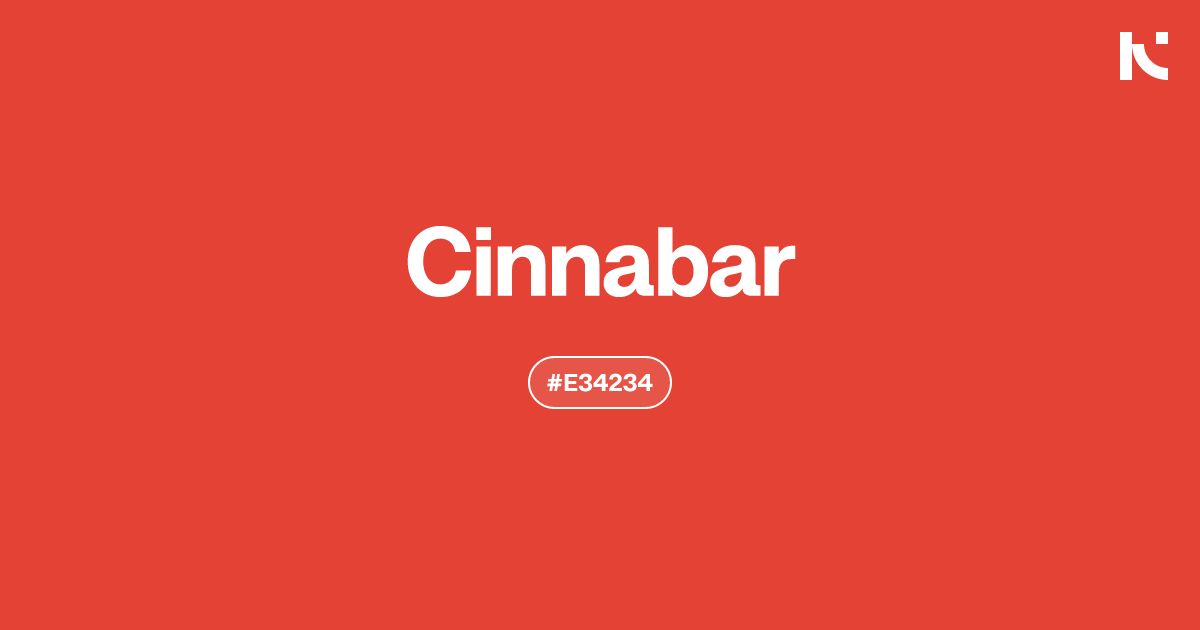 Cinnabar | color meaning, hex code, palettes, images