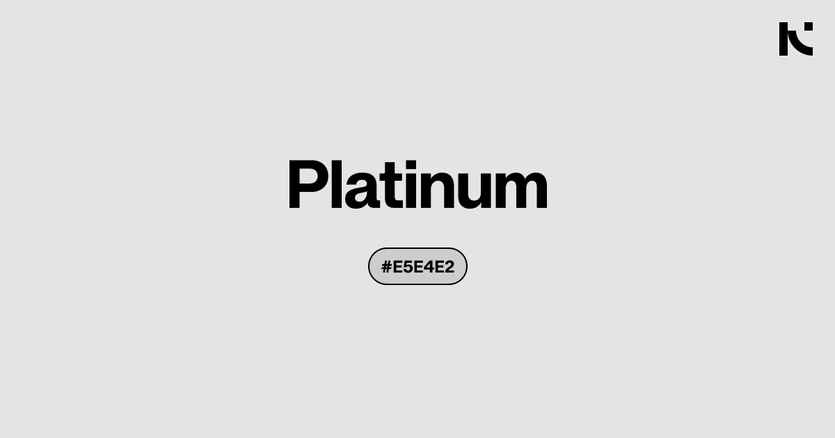 Platinum | color meaning, hex code, palettes, images