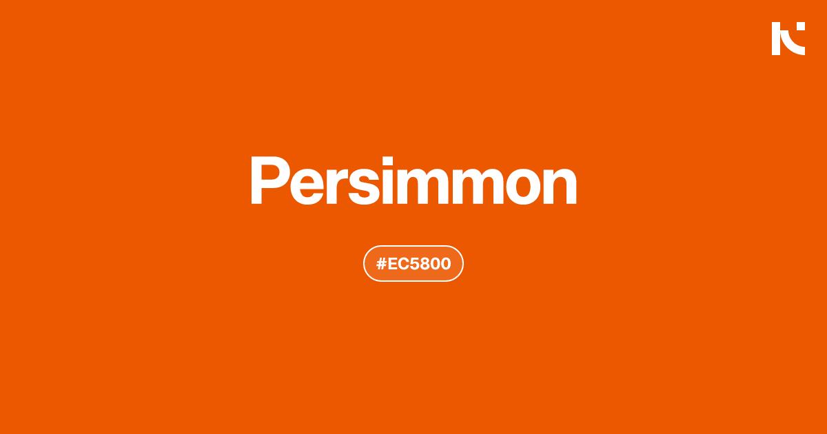 Persimmon | color meaning, hex code, palettes, images