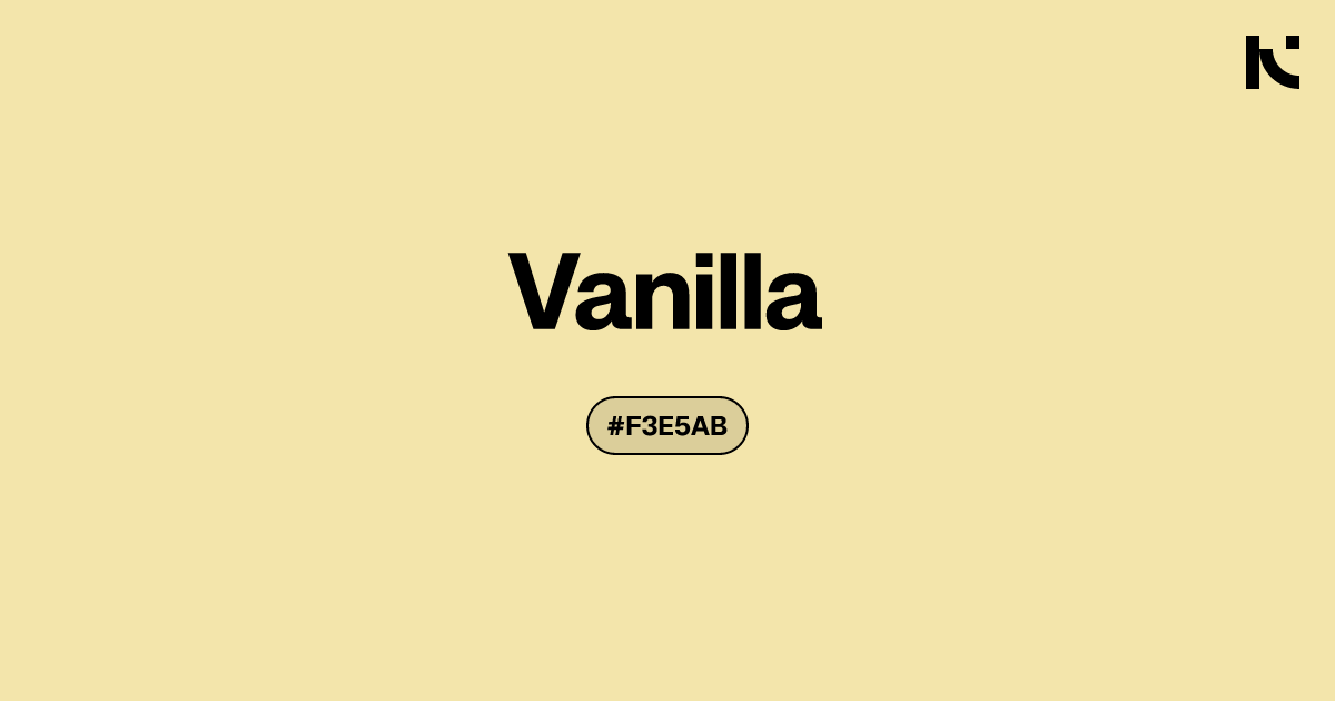 Vanilla | color meaning, hex code, palettes, images