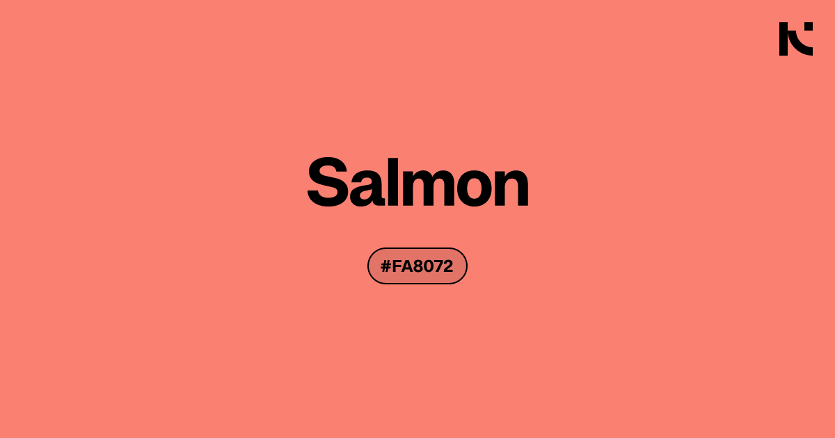 bright salmon color code