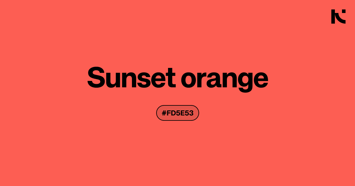 Sunset orange | color meaning, hex code, palettes, images