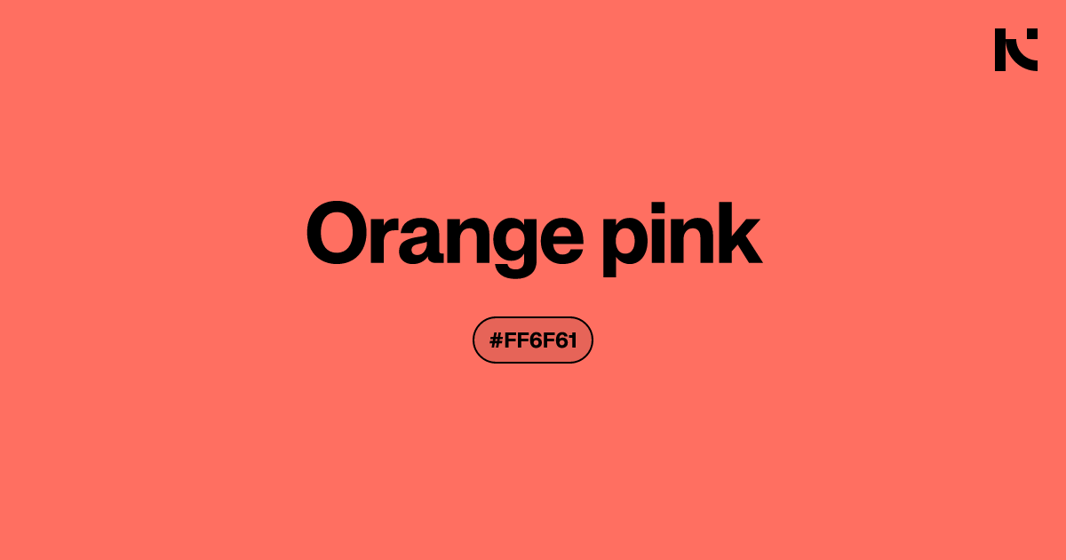 orange pink color code