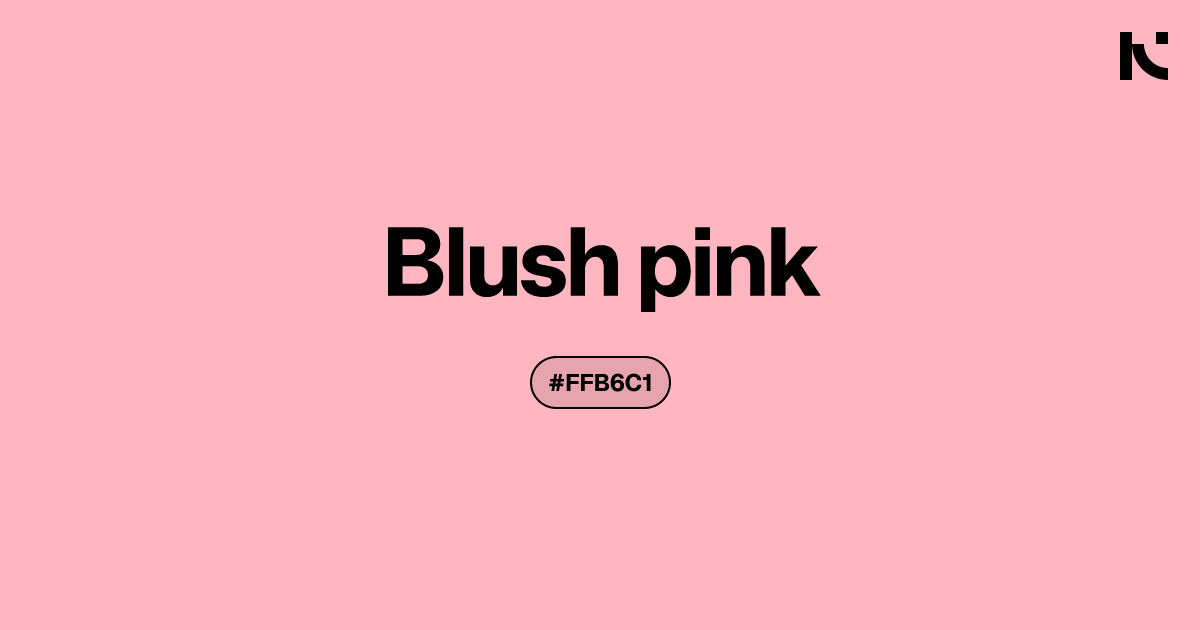 Blush pink | color meaning, hex code, palettes, images