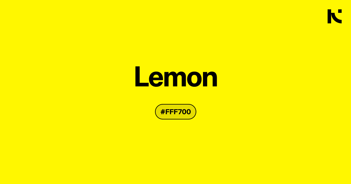 Lemon | color meaning, hex code, palettes, images