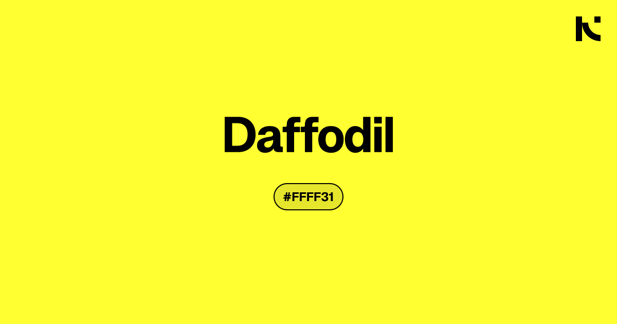 Daffodil | color meaning, hex code, palettes, images