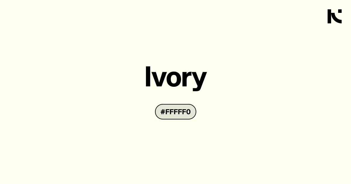 Ivory | color meaning, hex code, palettes, images